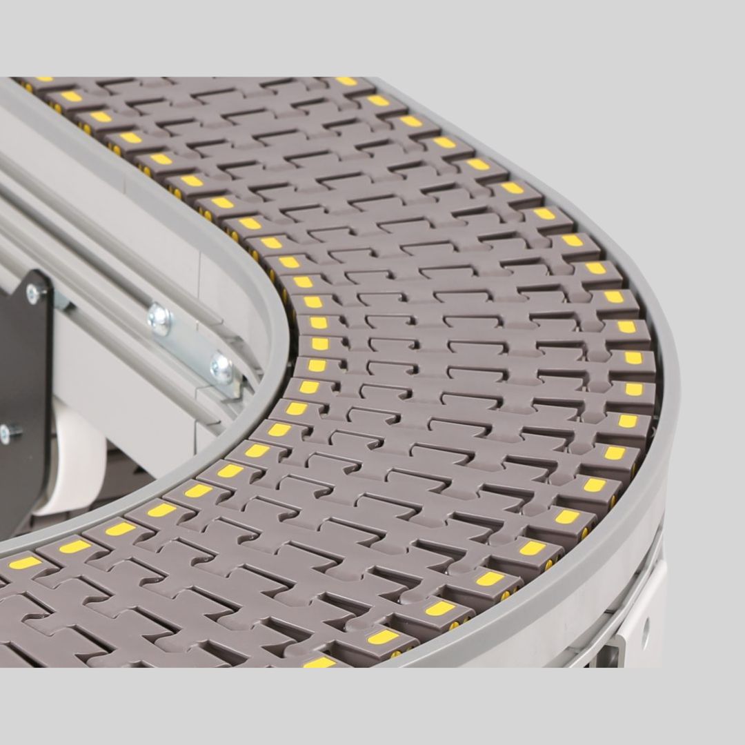 Durable Curve Tracks for Seamless Material Handling