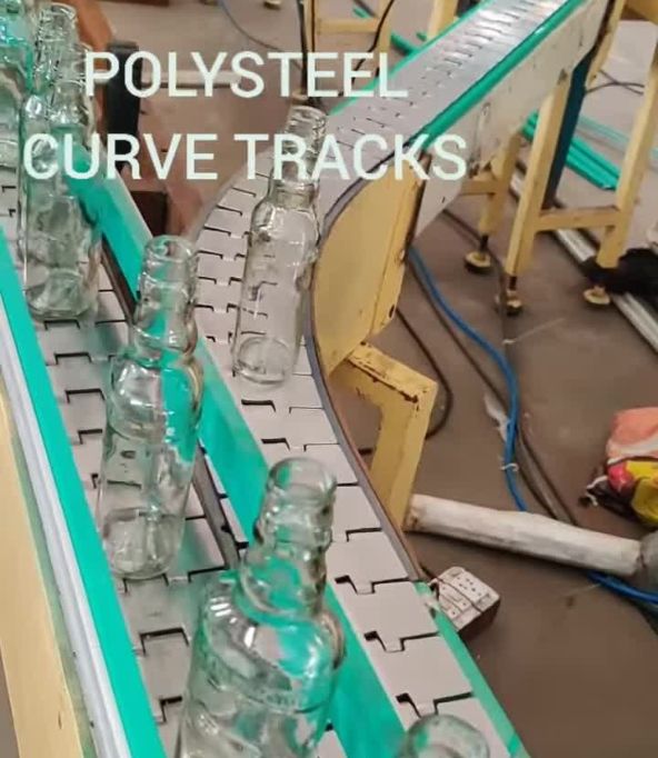 Durable Curve Tracks for Seamless Material Handling